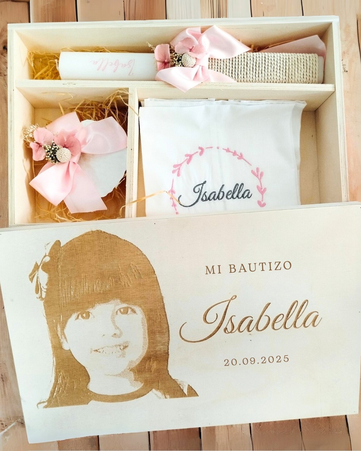 Kit de Bautizo - Caja, Vela, Toalla y Concha Personalizados - Kits de ...
